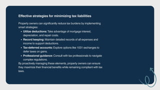 Tal Rappleyea on Financial Strategies Every Property Owner Should Know ...