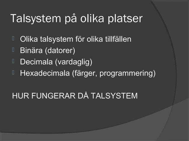 Talsystem | PPT