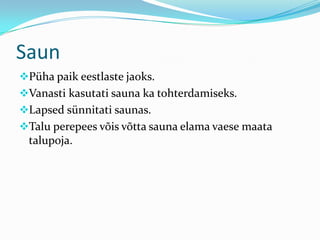 Talu | PPTX