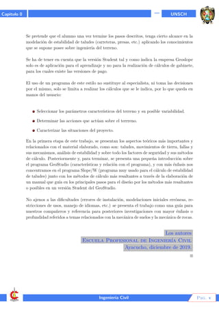 Taludes con geoestudio i | PDF
