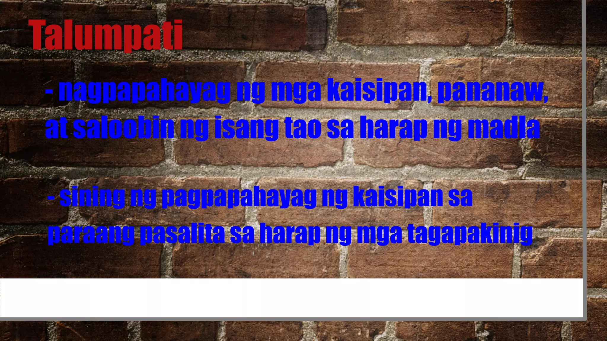 Pagsulat11_Talumpati | PPT