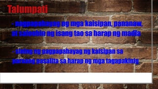 Pagsulat11_Talumpati | PPT