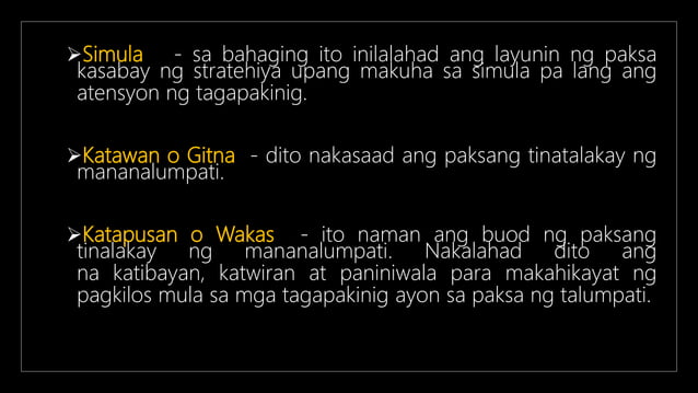 Talumpati | PPTX