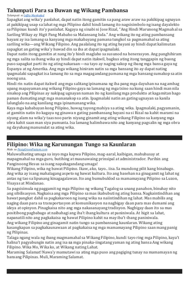 Talumpati | DOCX