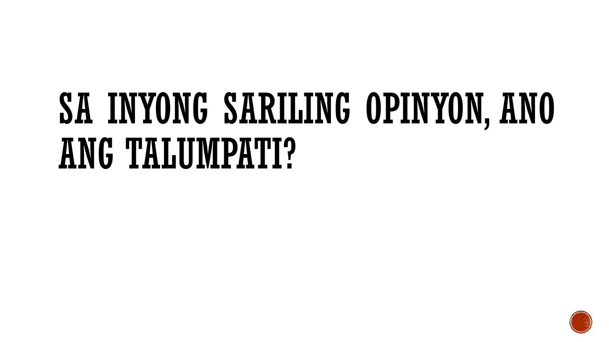 TalumpatiKahulugan ng talumpati, ibat-ibang uri ng talumpati at iba't ...