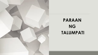 TALUMPATI.pptx FILIPINO SA PILING LARANG | PPTX