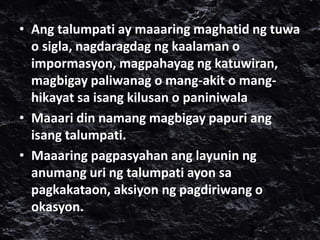 Talumpati | PPTX