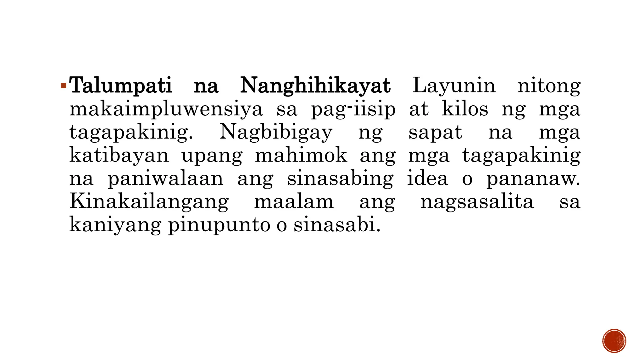(TALUMPATI) Talumpati for grade 10... Talumpati ppt. | PPTX