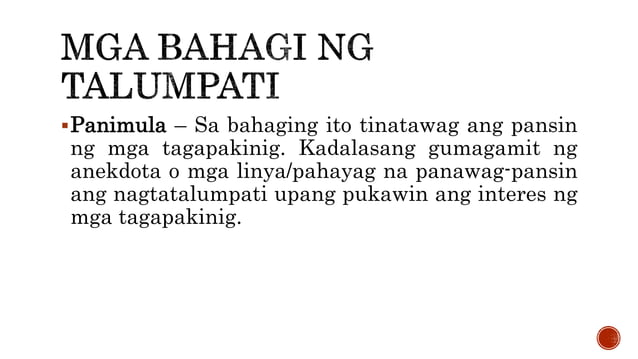 (TALUMPATI) Talumpati for grade 10... Talumpati ppt. | PPTX