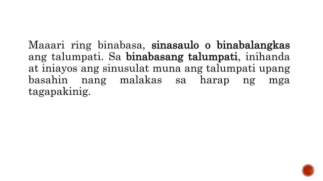 (TALUMPATI) Talumpati for grade 10... Talumpati ppt. | PPTX