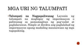 (TALUMPATI) Talumpati for grade 10... Talumpati ppt. | PPTX