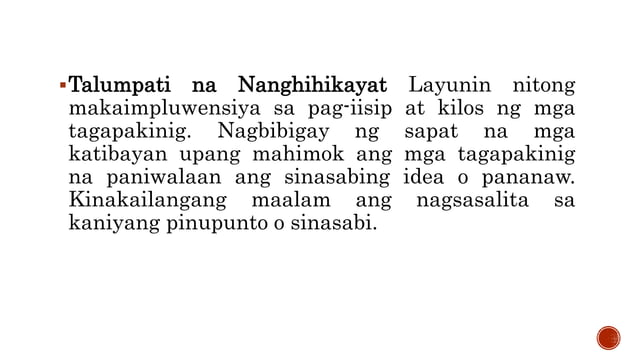 (TALUMPATI) Talumpati for grade 10... Talumpati ppt. | PPTX