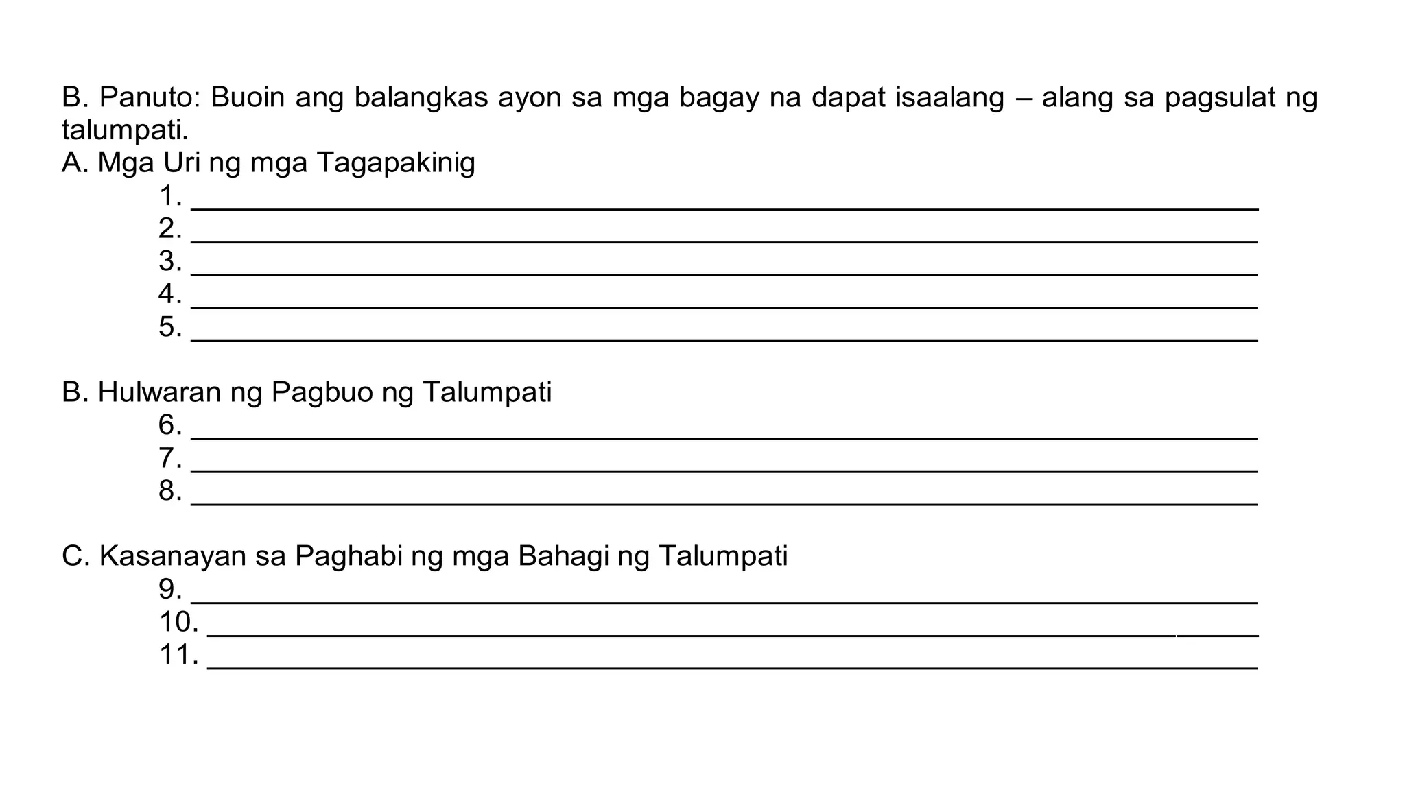 Filipino Piling larang -akademikong sulatin-talumpati | PPTX