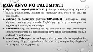 Filipino sa Piling Larang Talumpati FIL12.pptx
