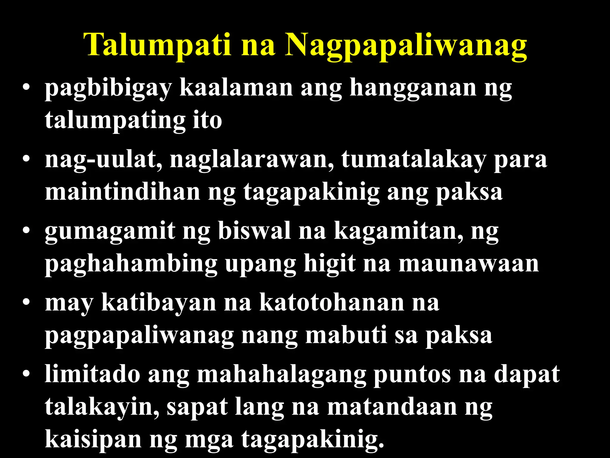 TALUMPATI sa filipino 8- ist qtr FINAL.ppt