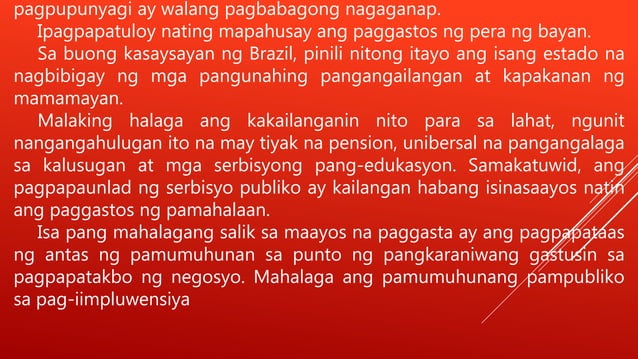 Talumpati ni Dilma Rousseff | PPTX