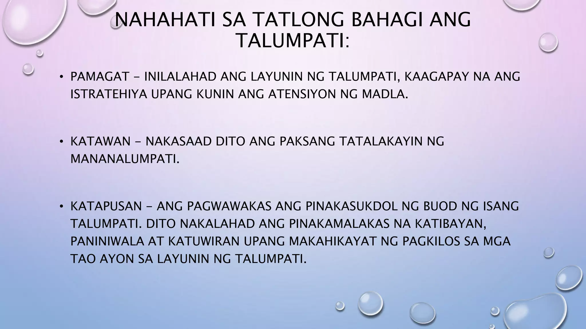 Talumpati | PPTX