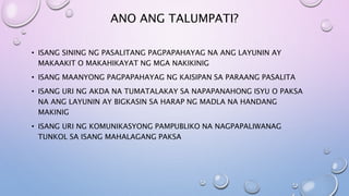 Talumpati | PPTX