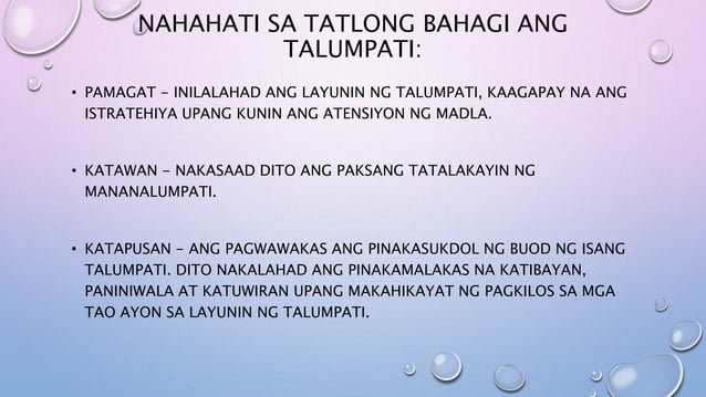 Talumpati | PPTX