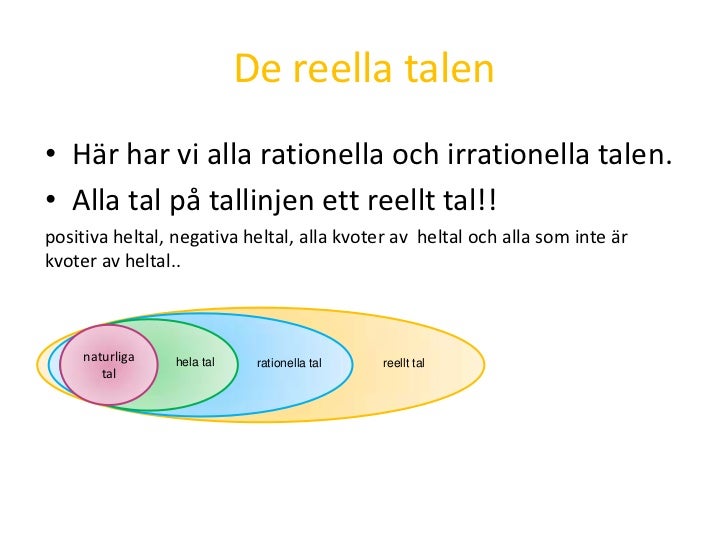 Taluppfattning olika slags tal 210821