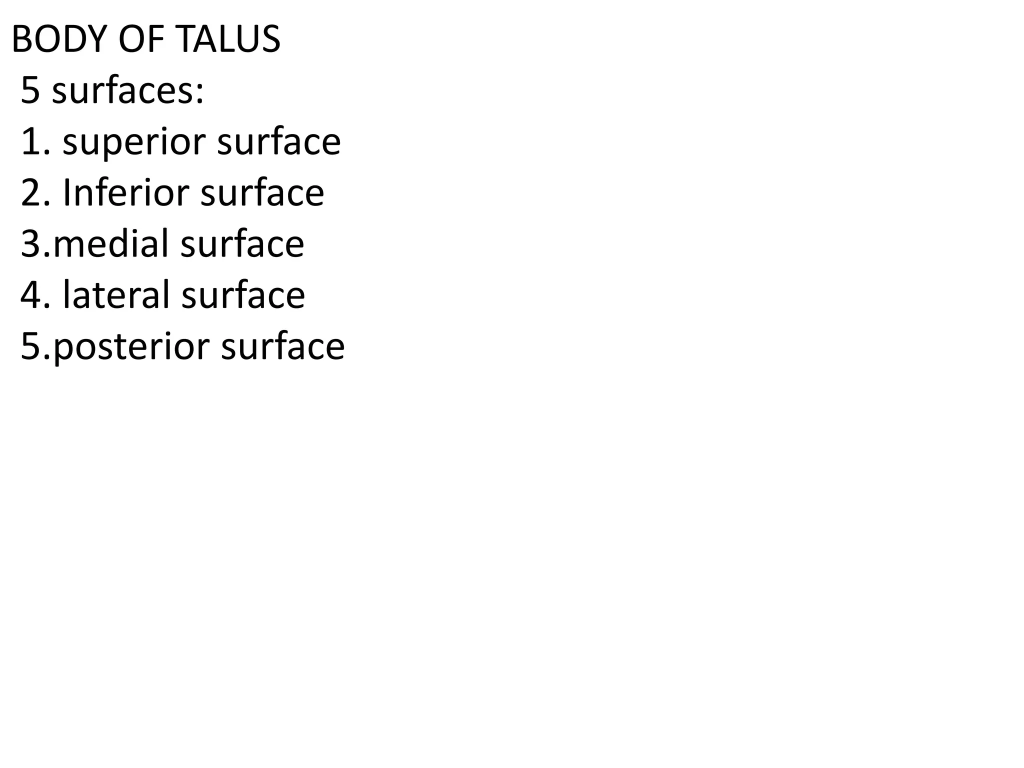 Talus body fracture management | PPT