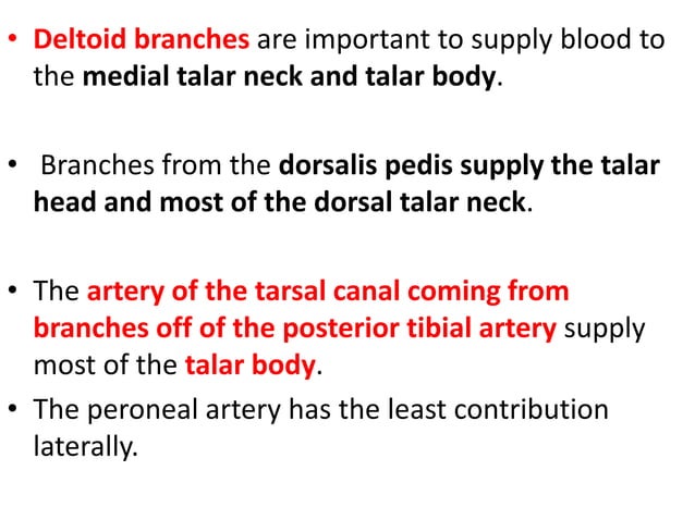 Talus body fracture management | PPT