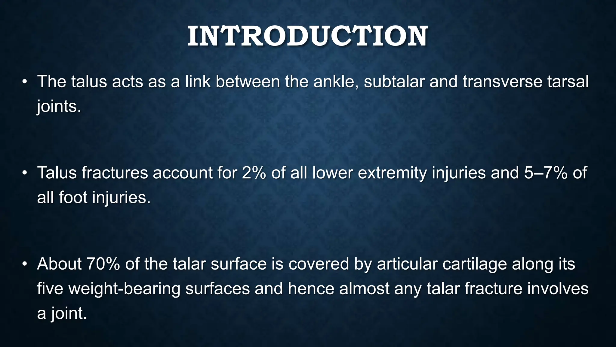 Talus neck fracture of Ankle in leg injuries.pptx