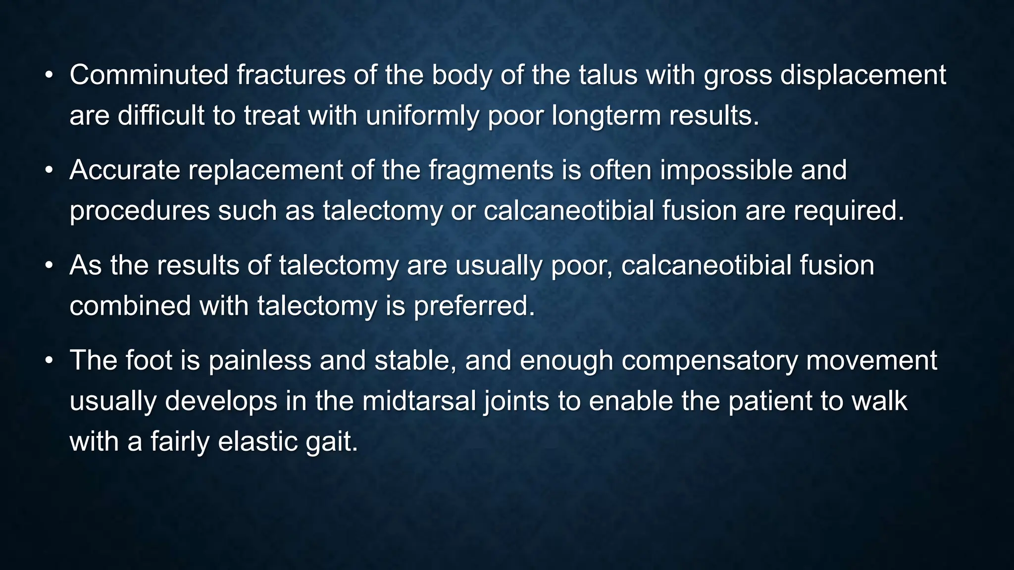Talus neck fracture of Ankle in leg injuries.pptx