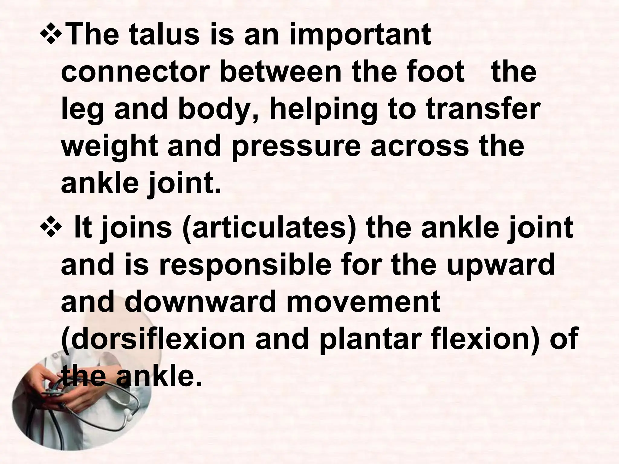 TALUS FRACTURES Classified clinical features and management | PPT