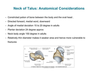 Talus fracture treatment algorithm | PPTX