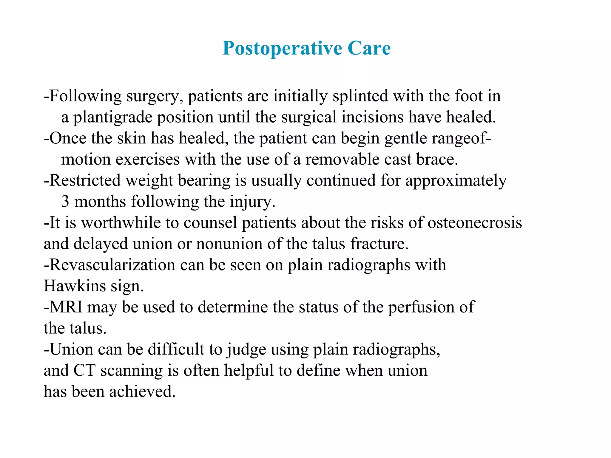 Talus fructures classification and managment | PPTX