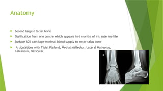 TALUS fracture principles and management.ppt