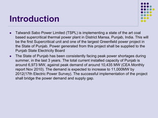 Talwandi sabo power plant (t | PPTX