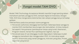 TAM (Technology Acceptance Model) QRIS DAN OVO | PDF