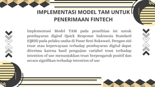 Materi Financial Technology mengenai TAM | PDF