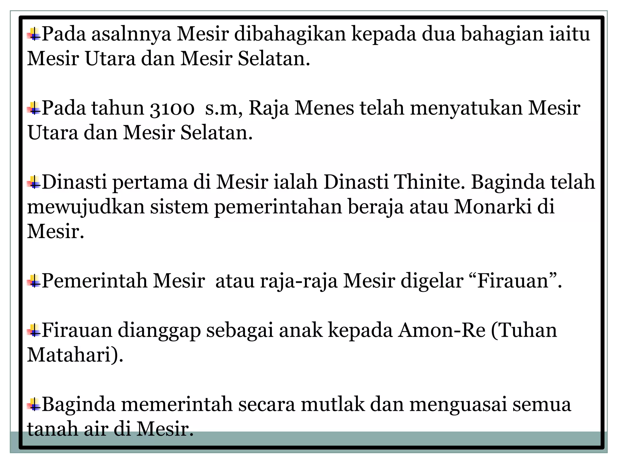 Tamadun mesir (sejarah tamadun) | PPTX