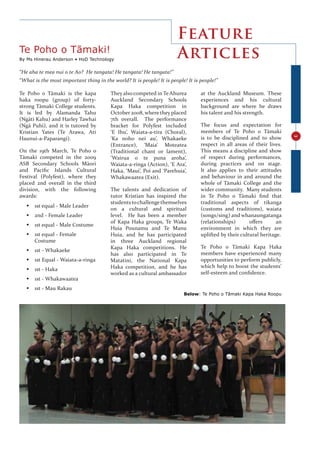 Tamaki College News Letter Term 1 2009 | PDF