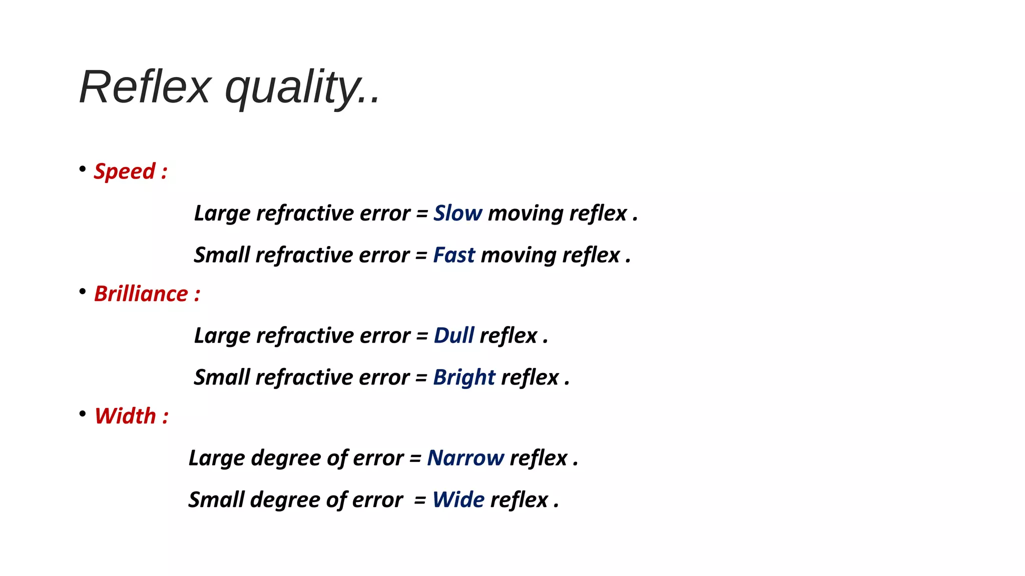 Static retinoscope presentation by Tamalika | PPS