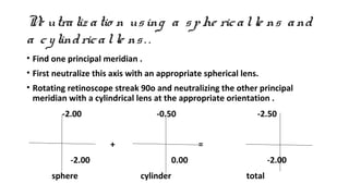 Static retinoscope presentation by Tamalika | PPS