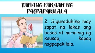 Tamang paraan ng pagpapakilala | PPTX