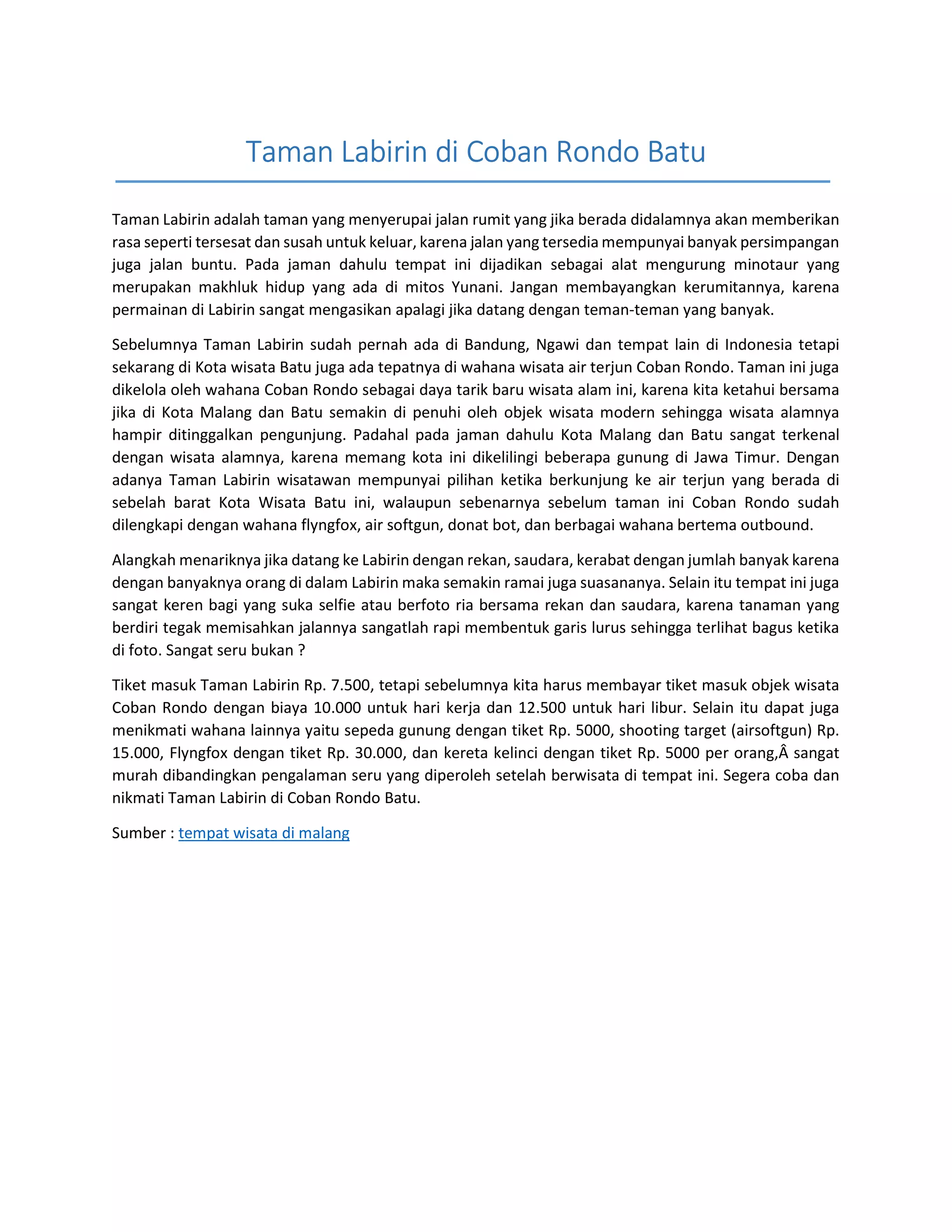 Taman Labirin di Coban Rondo Batu.pdf