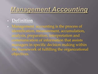 management accounting | PPT