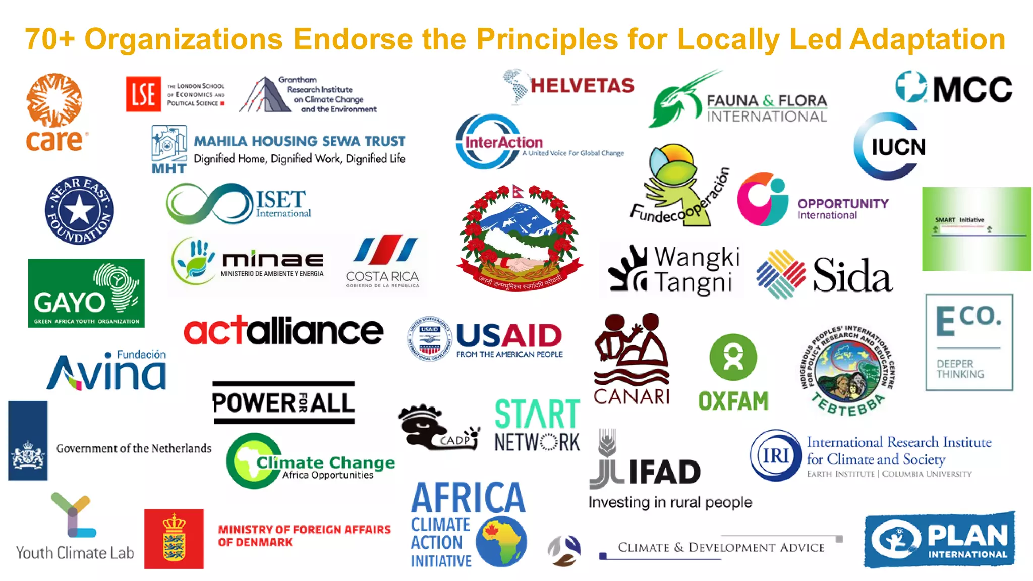 Tamara Coger's presentation on locally led adaptation (WRI) | PDF