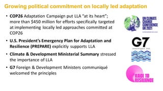 Tamara Coger's presentation on locally led adaptation (WRI) | PDF