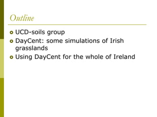 Using DayCent for estimating greenhouse gas emissions - Tamara ...
