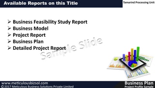 Tamarind Processing Unit | PPTX