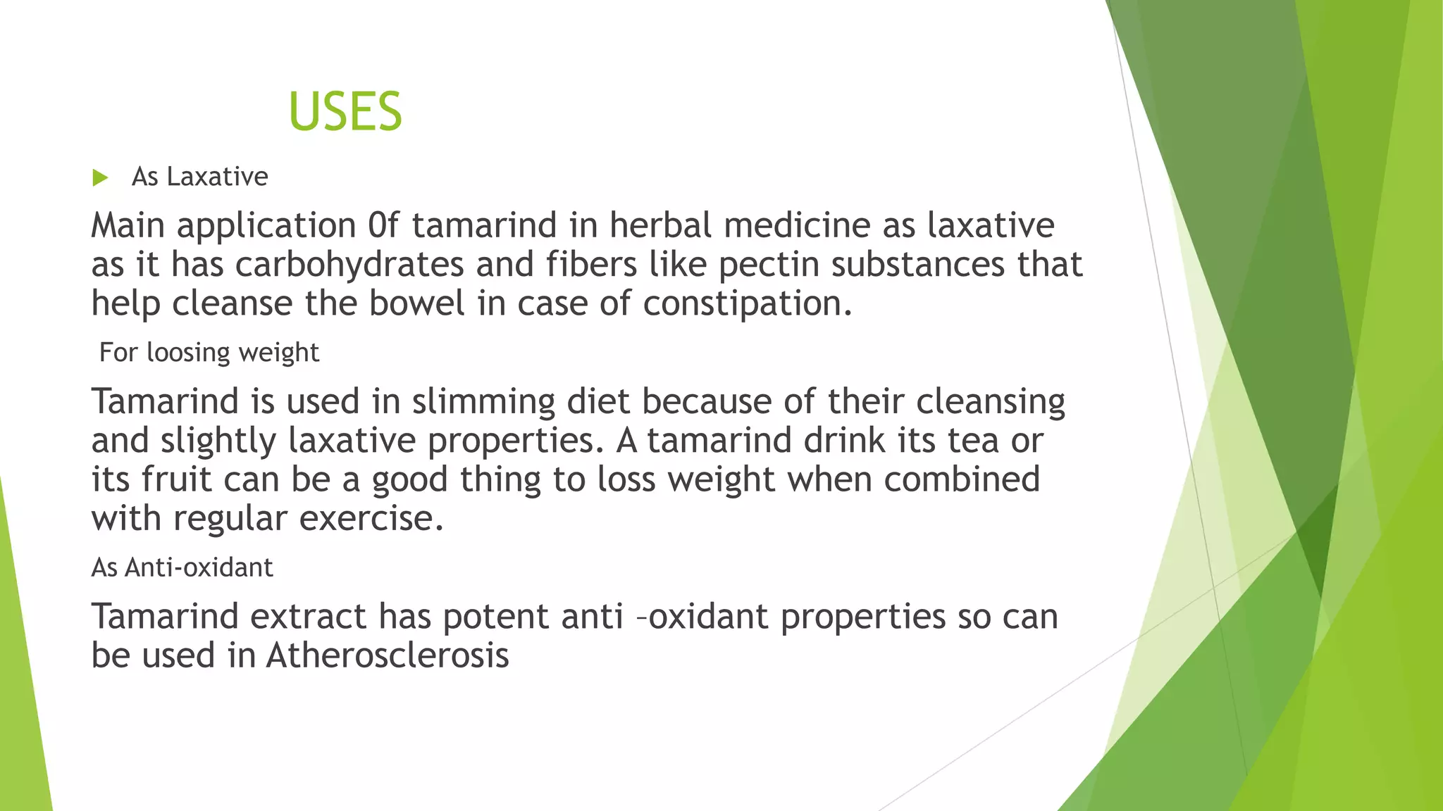 Tamarindus indica (Tamarind) | PPTX