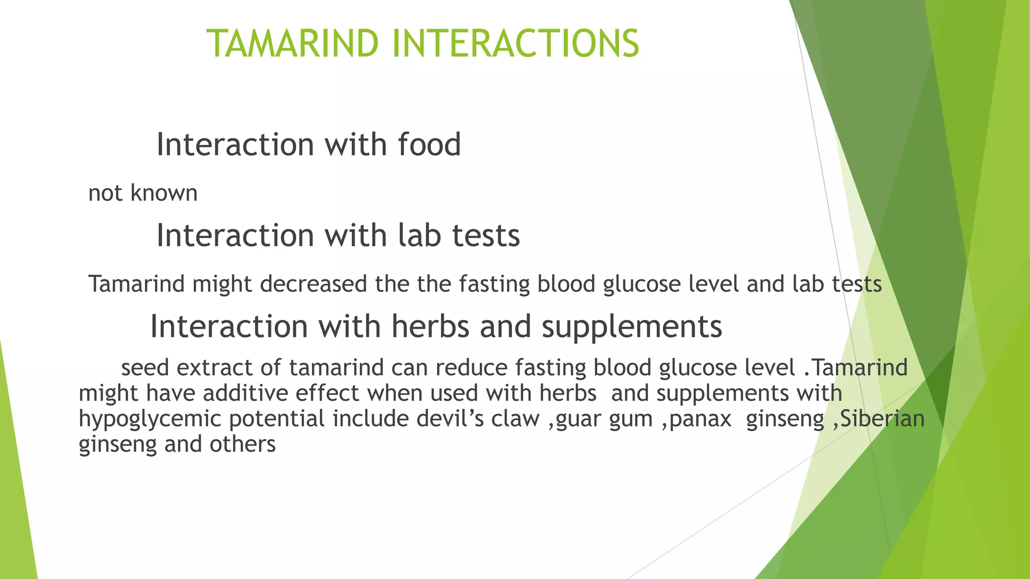 Tamarindus indica (Tamarind) | PPTX