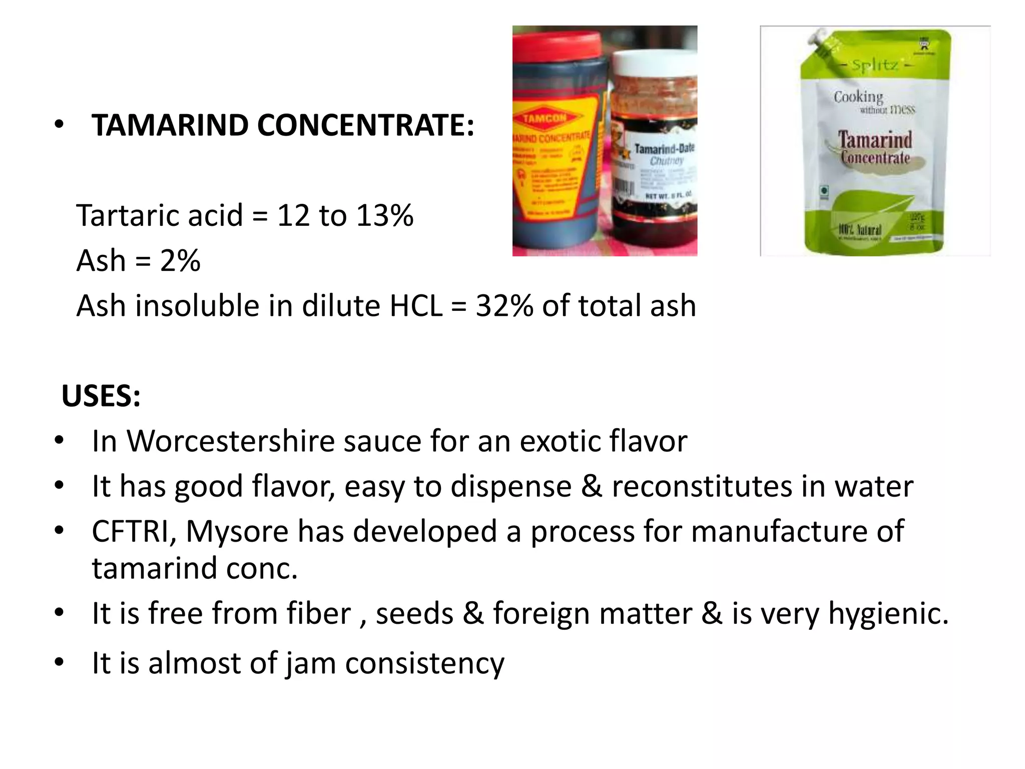 Tamarind varieties and processing | PPTX