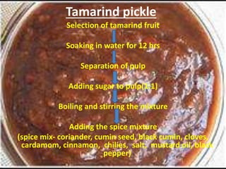 Tamarind varieties and processing | PPTX